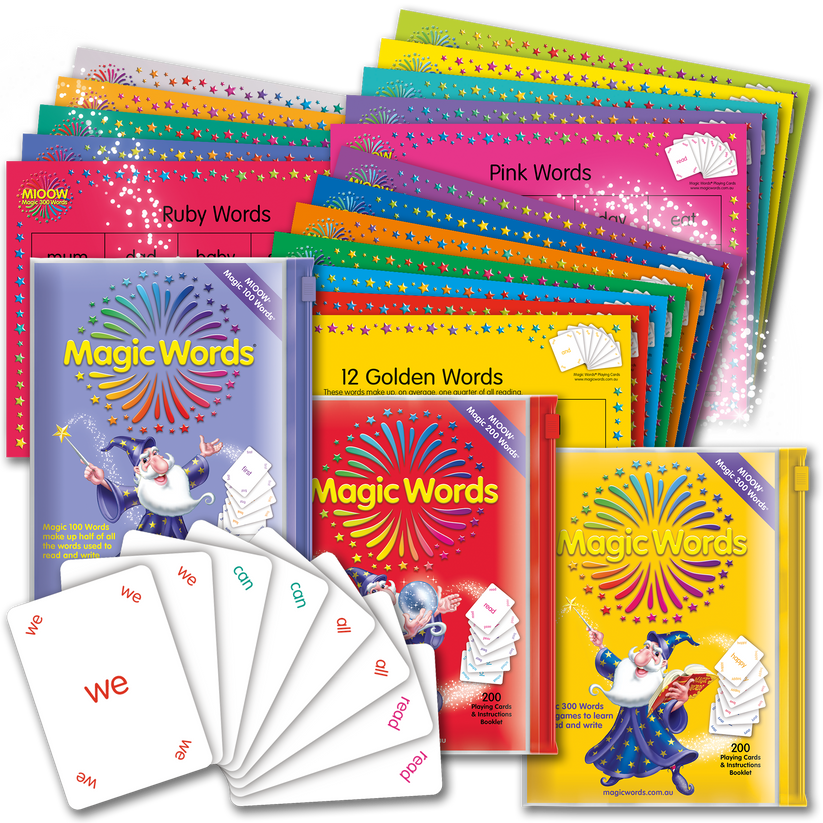 Optimum Home Pack - Magic 100, 200 & 300 Words – Magic Words