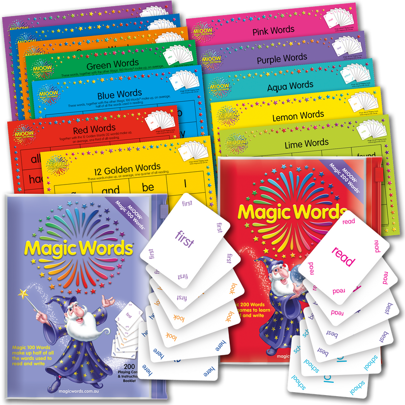 Premium Home Pack - Magic 100 & 200 Words – Magic Words