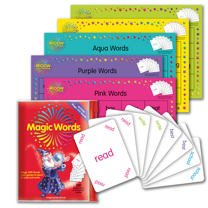 Sight words in learning to read – Magic Words